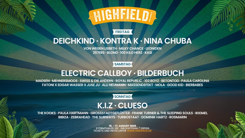 Highfield Festival 2025 // die neue Bandwelle - Festivals Online Blog